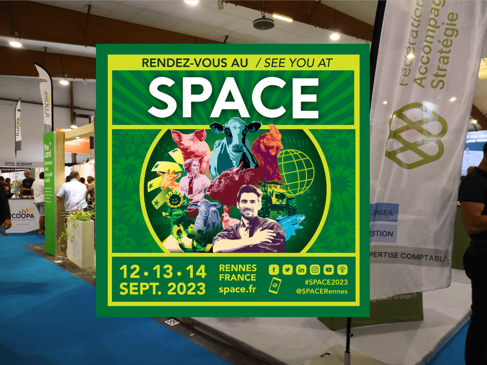 SPACE Rennes : 1200 exposants dont Accompagnement Stratégie ...